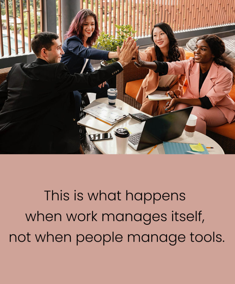 Manage tasks without doing a thing.just send & receive messages ...